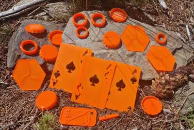 3D Printed Knife Throwing Trick Shot Set × Sharp Blades